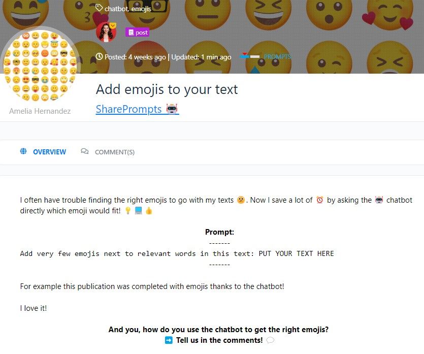 Smart space SharePrompts - MARYLINK 💡